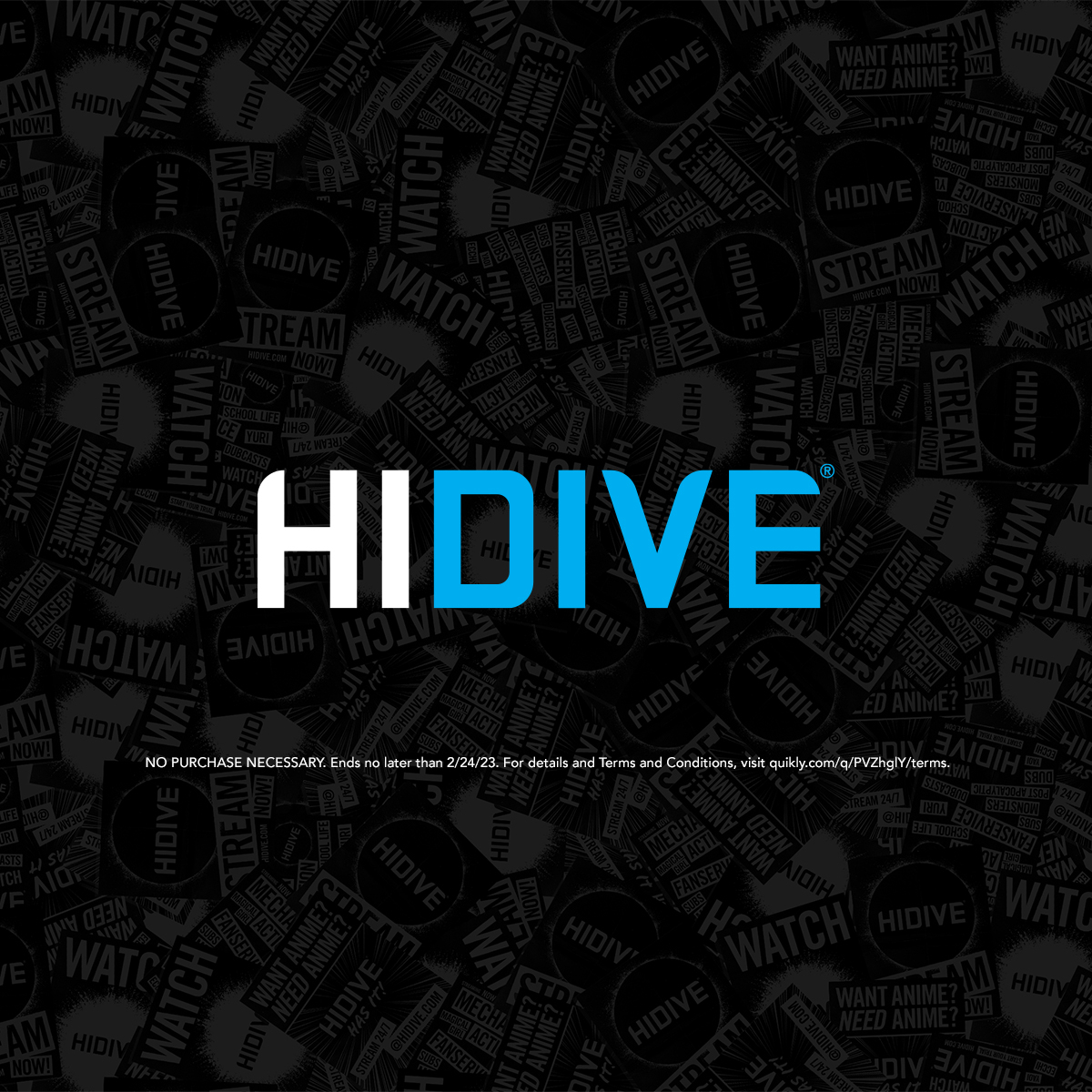 HIDIVE: HIDIVE February 2023 Campaign